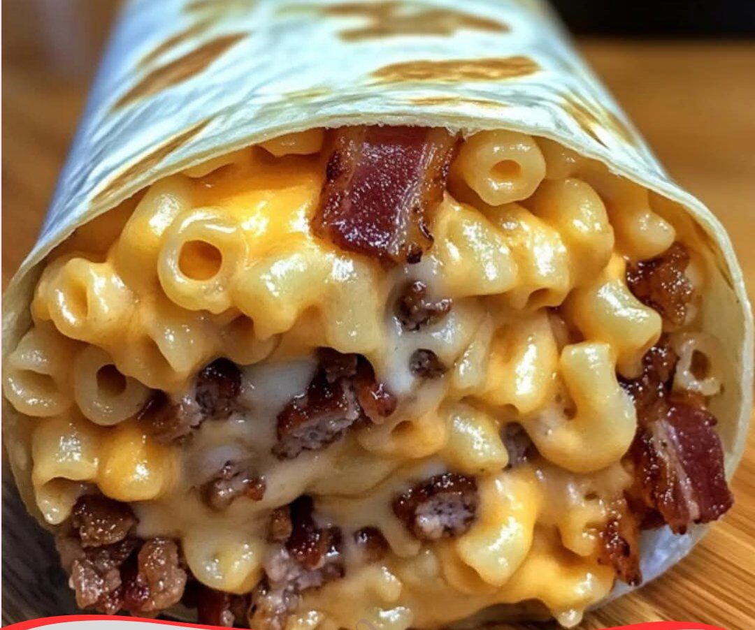 Bacon Mac ‘n’ Cheese Burger Wrap – Best Recipes
